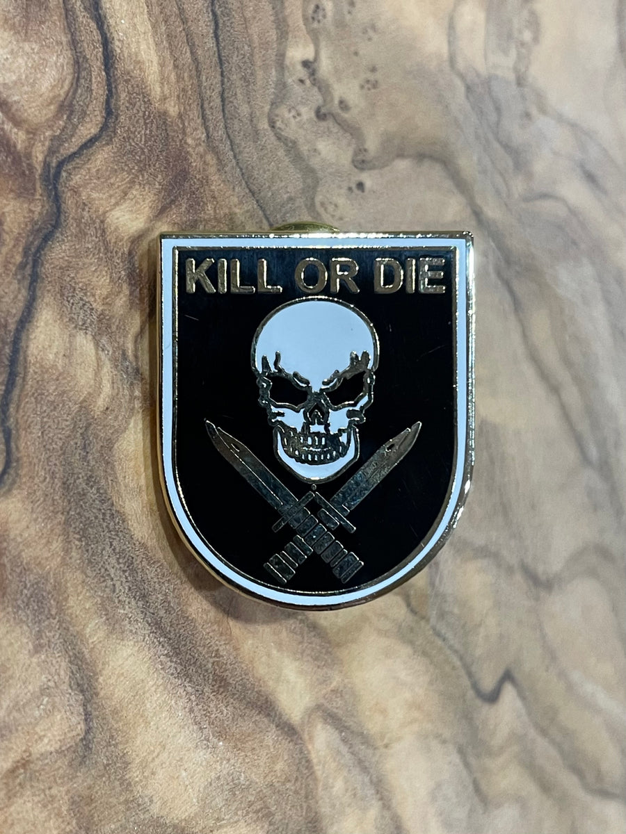 Kill Or Die 90's Deadstock Enamel Pin – Death Rattle Market